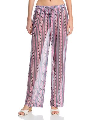 Click here for Aqua Swim Drawstring Swim Cover-Up Pants - Exclusi... prices