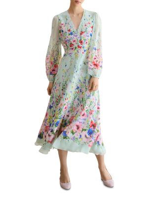 Click here for Hobbs London Petite Monica Silk Dress prices