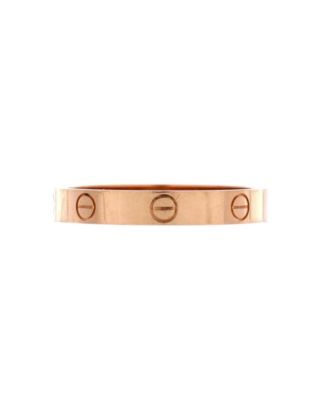 Click here for Pre-Owned Cartier Love Wedding Band Ring 18K Rose... prices
