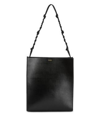 Click here for Jil Sander Tangle Small Leather Shoulder Bag prices