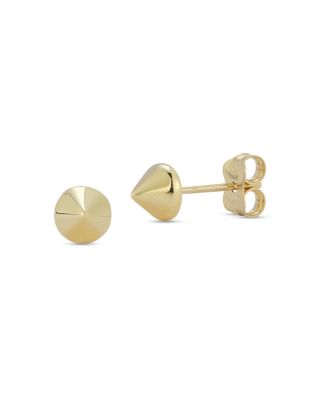 Click here for Moon & Meadow 14K Yellow Gold Nail Head Stud Earri... prices