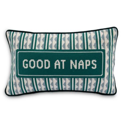 Click here for Furbish Studio Good at Naps Needlepoint Pillow  15... prices