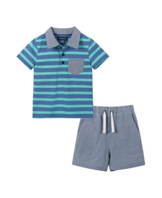 Click here for Andy & Evan Boys Pique Polo Set - Baby prices