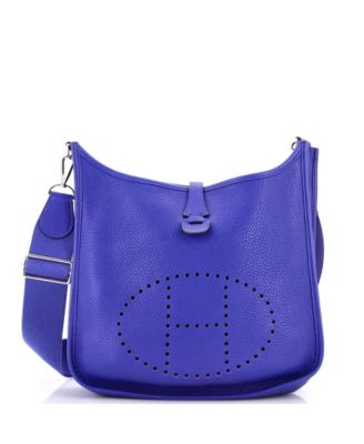 Click here for Pre-Owned HERMES Pm Evelyne Bag Gen Iii Clemence prices