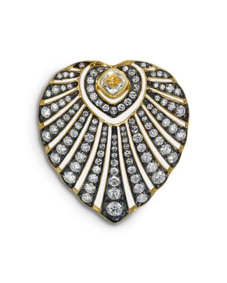 Click here for By Pariah 14K Yellow Gold White Sapphire & Diamond... prices