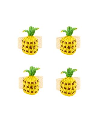 Click here for Coro Cora Pineapple Napkin Ring - Set of 4 prices