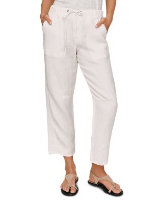 Click here for Bella Dahl Soft Linen Barrel Zip Front Pants prices