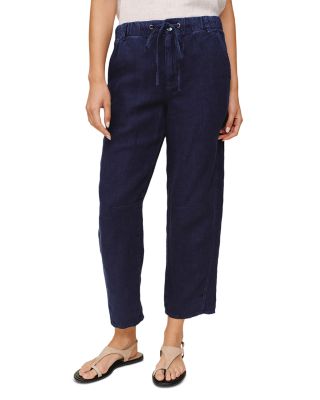 Click here for Bella Dahl Soft Linen Barrel Zip Front Pants prices