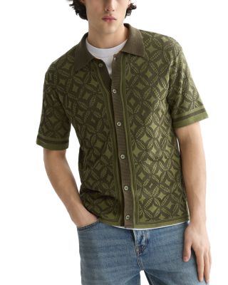 Click here for Scotch & Soda Jacquard Knit Patterned Shirt prices