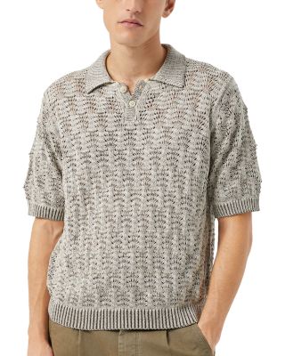 Click here for Corridor Relaxed Fit Cable Lace Polo prices