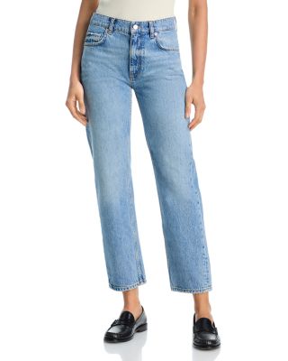 Click here for Anine Bing Kate High Rise Jeans in Arbor Blue prices