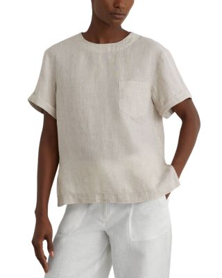 Click here for Reiss Tamara Linen Tee prices