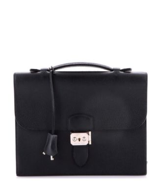 Click here for Pre-Owned HERMES 27 Sac a Depeches Bag Ardennes prices