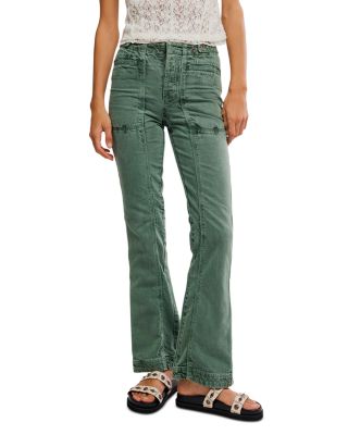 Click here for Free People Venus High Rise Bootcut Jeans in Fores... prices