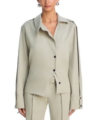 Click here for The Attico Wool Shirt prices