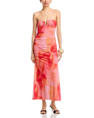 Click here for Bardot Stephanie Printed Mesh Dress prices