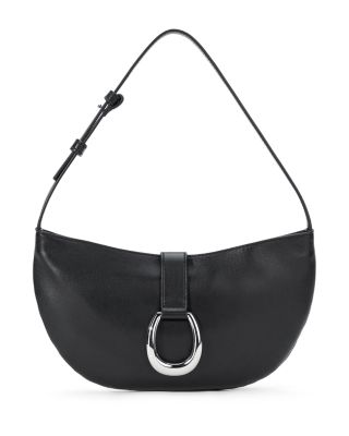 Click here for Staud Harlow Crescent Leather Shoulder Bag prices