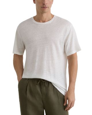 Click here for Reiss Langley Relaxed Fit Linen T-Shirt prices