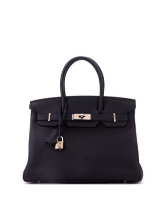 Click here for Pre-Owned HERMES Birkin 30 Handbag Black Togo with... prices