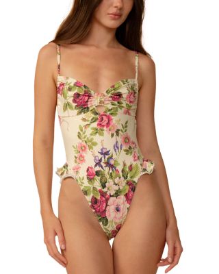 Click here for Montce Devin Bouquet Ruffle One Piece Swimsuit prices