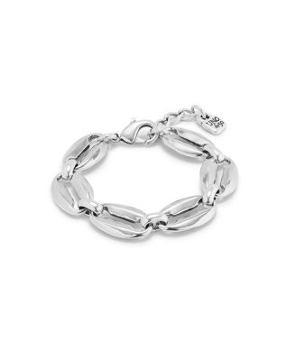 Click here for UNOde50 Small Oval Link Chain Bracelet prices