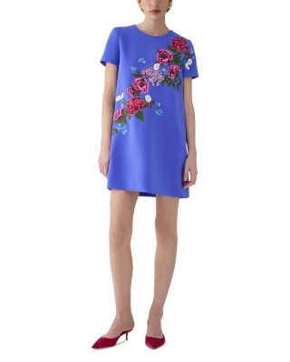 Click here for Carolina Herrera Embroidered Shift Dress prices