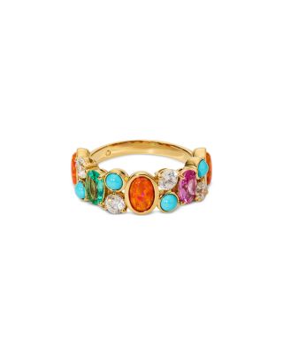 Click here for Nadri Frieda Multi Stone Cluster Band Ring prices