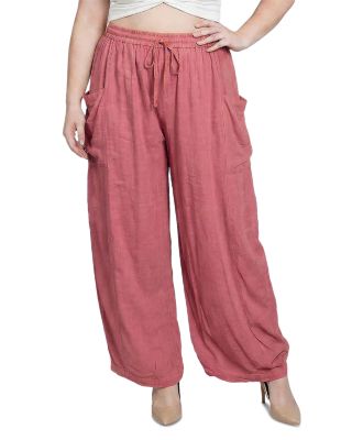 Click here for standards & practices Plus Wide Leg Culotte Pants prices