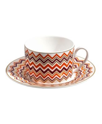 Click here for Missoni Iconic Tea Cup & Saucer  Set of 2 prices