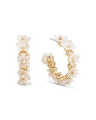 Click here for Baublebar Leilani Flower Hoop Earrings prices