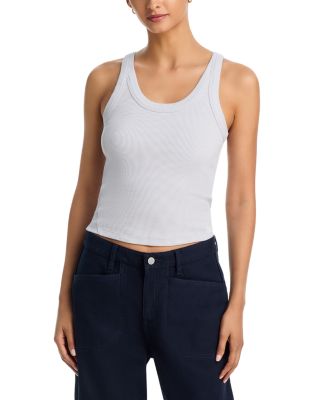 Click here for rag & bone The Essential Rib Wide String Tank Top prices