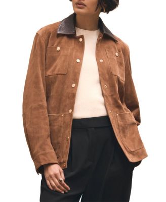 Click here for Mint Velvet Womens Suede Barn Jacket prices