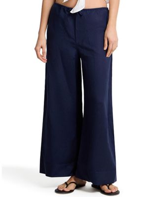 Click here for Onia Air Linen Wide Leg Drawstring Pant prices