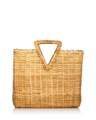 Click here for Veronica Beard Vesper Wicker Basket Tote prices