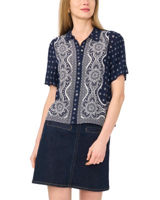 Click here for Vince Camuto Collared Button Down Short Sleeve Shi... prices