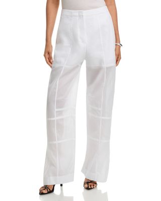 Click here for Jil Sander Paneled Cotton-Voile Wide-Leg Pants prices