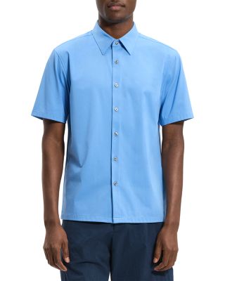 Click here for Theory Irving Regular Fit Short Sleeve Shirt prices
