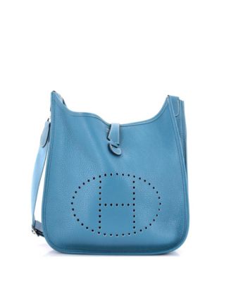 Click here for Pre-Owned HERMES Pm Evelyne Bag Gen Iii Clemence prices
