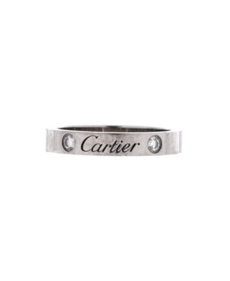 Click here for Pre-Owned Cartier 3mm C de Cartier 2 Diamonds Wedd... prices