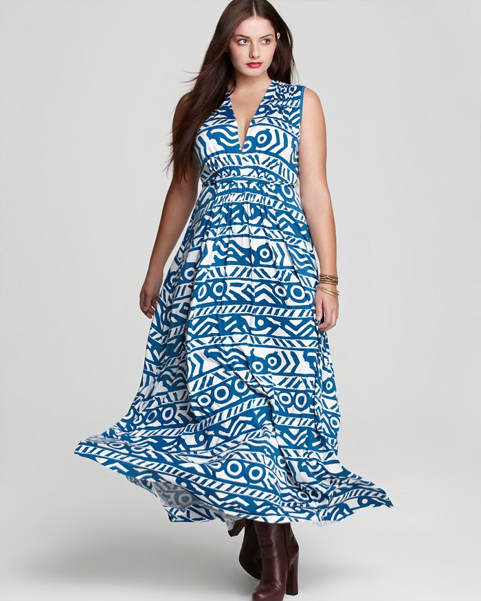 Rachel Pally White Label Plus Long Sleeveless Caftan | Bloomingdale's