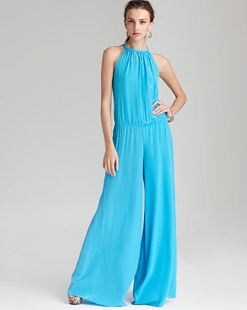 Alexis Jumpsuit - Halter Silk | Bloomingdale's