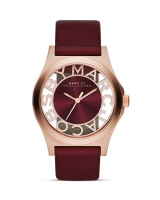 MARC JACOBS MARC BY Skeleton Strap Watch, 40mm | Bloomingdale's