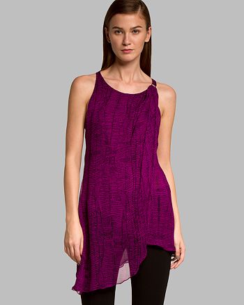 HALSTON HERITAGE HALSTON Top - Sleeveless Drape Front | Bloomingdale's