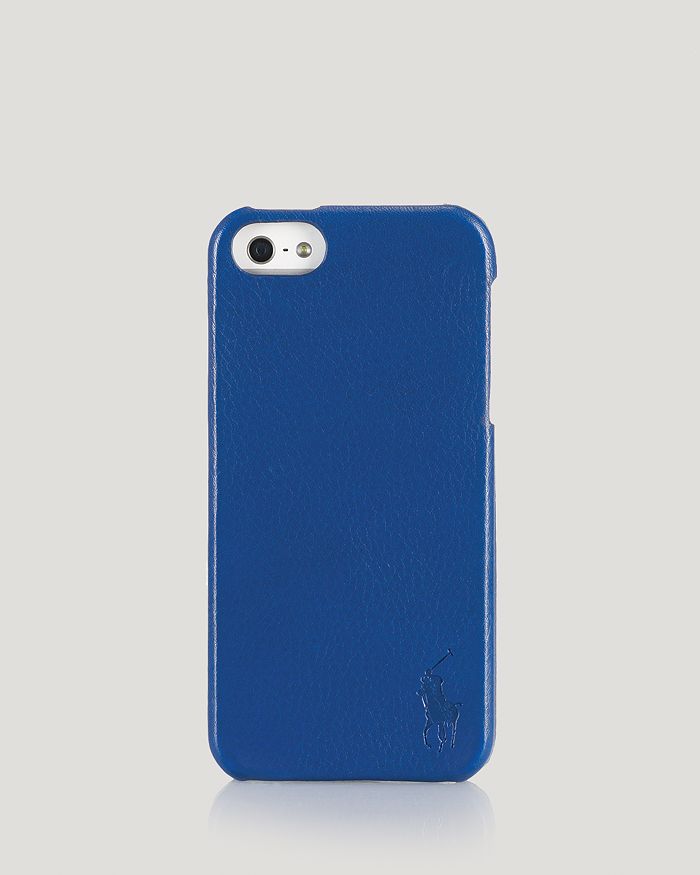 Polo Ralph Lauren Pebbled Leather Hard Phone Case | Bloomingdale's