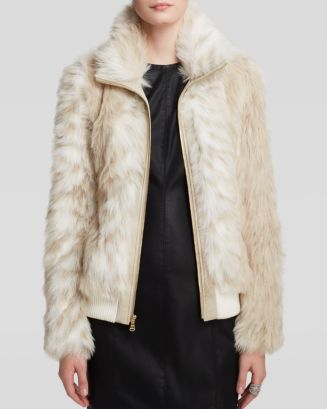 GUESS Jacket - Faux Fur | Bloomingdale's