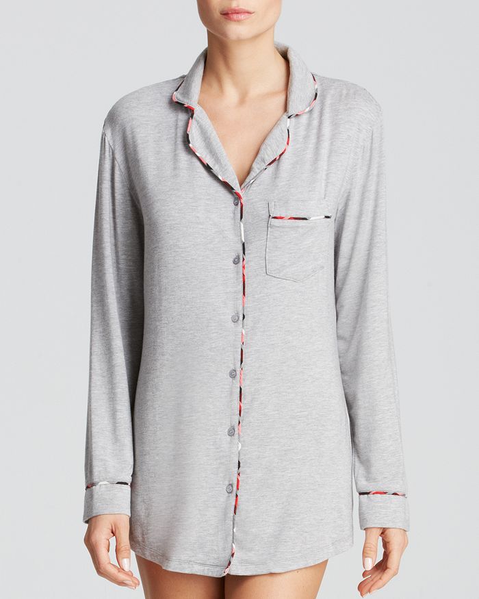 Splendid Intimates Menswear Piped Sleepshirt | Bloomingdale's