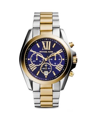Michael Kors Bradshaw Two-Tone Watch, 43mm | Bloomingdale's
