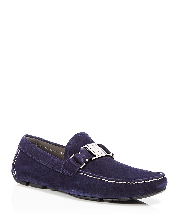 Ferragamo Salvatore Men's Sardegna Suede Drivers | Bloomingdale's