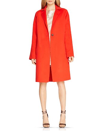 HALSTON HERITAGE HALSTON Double-Faced Slim Coat | Bloomingdale's