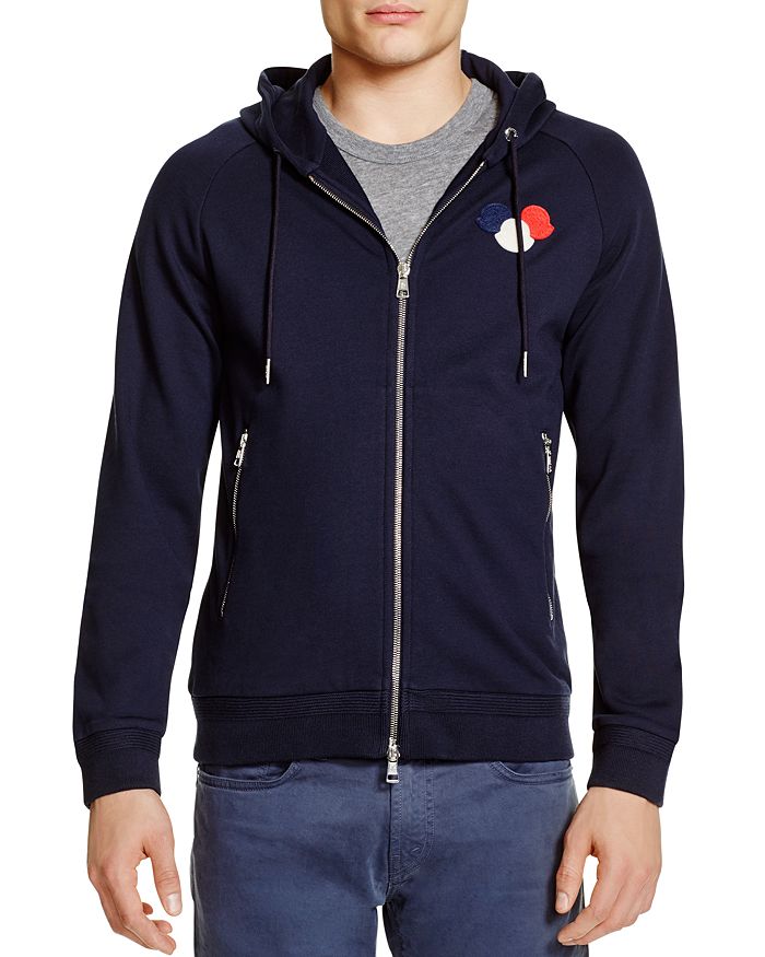 Moncler Triple Logo Hoodie | Bloomingdale's